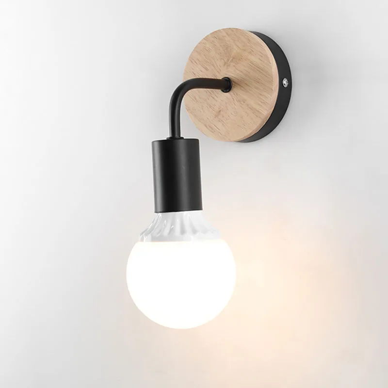 APPLIQUE D'INTERIEUR,white body No bulb-Black wire EU plug--Applique ...