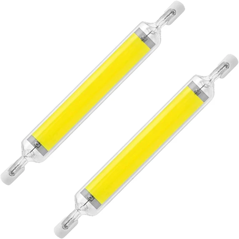 Tubo de vidrio LED COB R7S súper brillante, 78mm, 118mm, J78, J118, Bombilla COB, CA 110V, CA ...