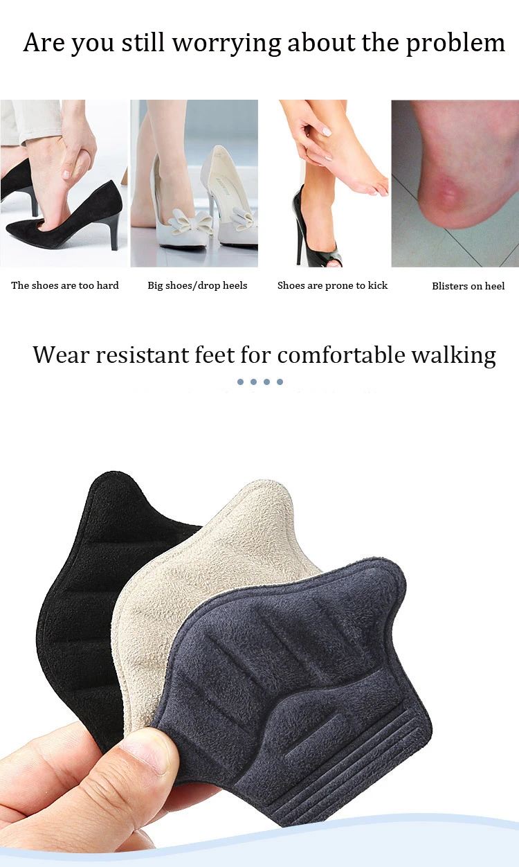 TALONNETTE,Black--Femmes semelles pour chaussures de Sport protecteur ...