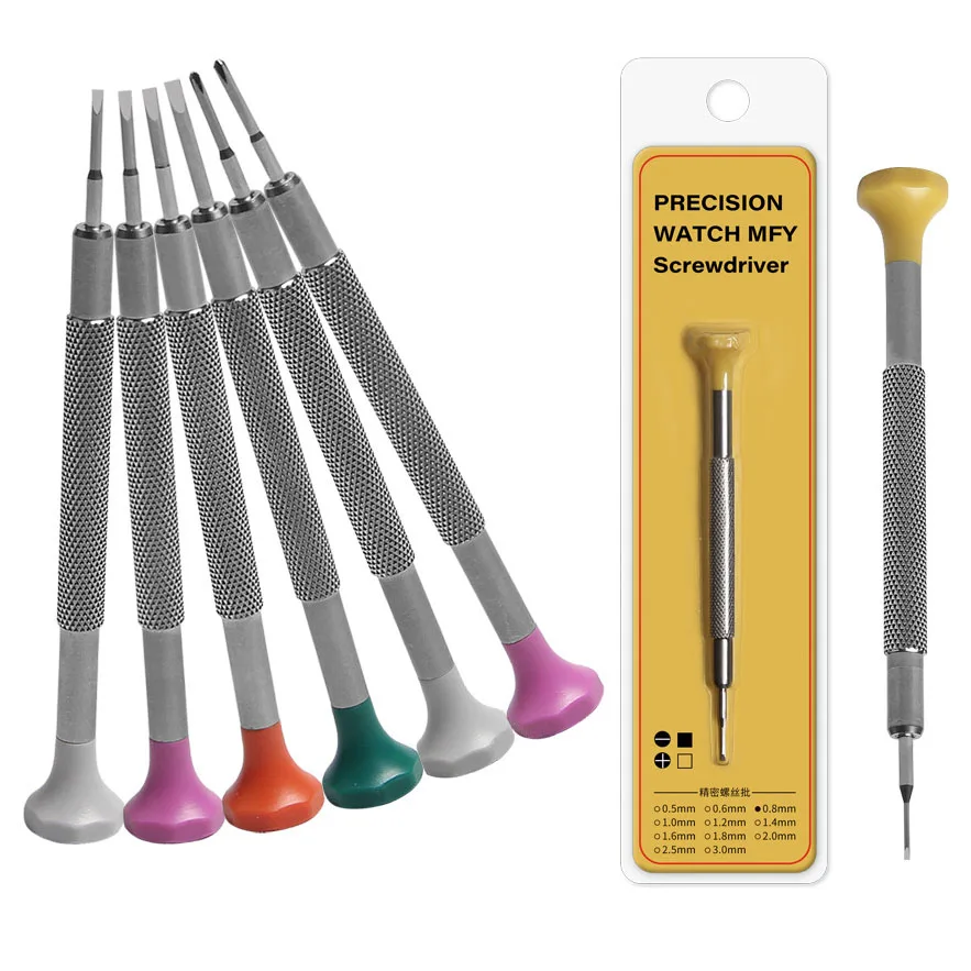 Precision-Screwdriver-Watch-Repair-Tool-Kits-Alloy-Stainless-Steel-Flat ...