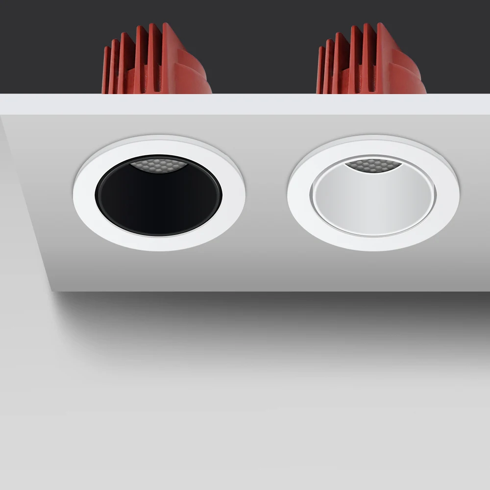 Modern Dimmable LED Recessed Downlight 15W12W7W Anti Glare AC85 265V ...