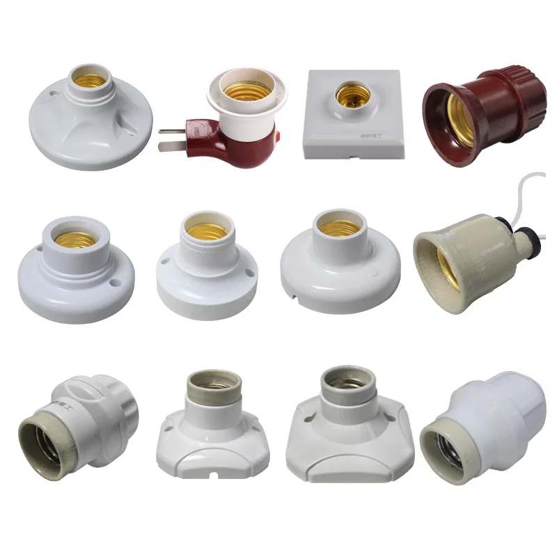 Hanging Led Lamp Bases E27 Screw-socket B22 Bayonet Socket Lamp Holder ...
