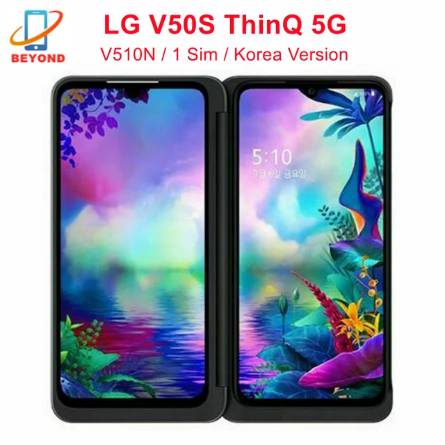 Original LG V50S ThinQ 5G V510N Smart Phone 6.4″ 8GB RAM 256GB ROM Octa ...