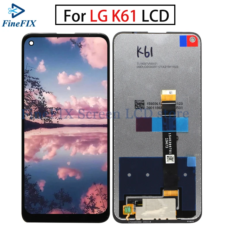 Pantalla LCD de 6,53 pulgadas para LG K61, montaje de digitalizador con pantalla táctil para LG ...