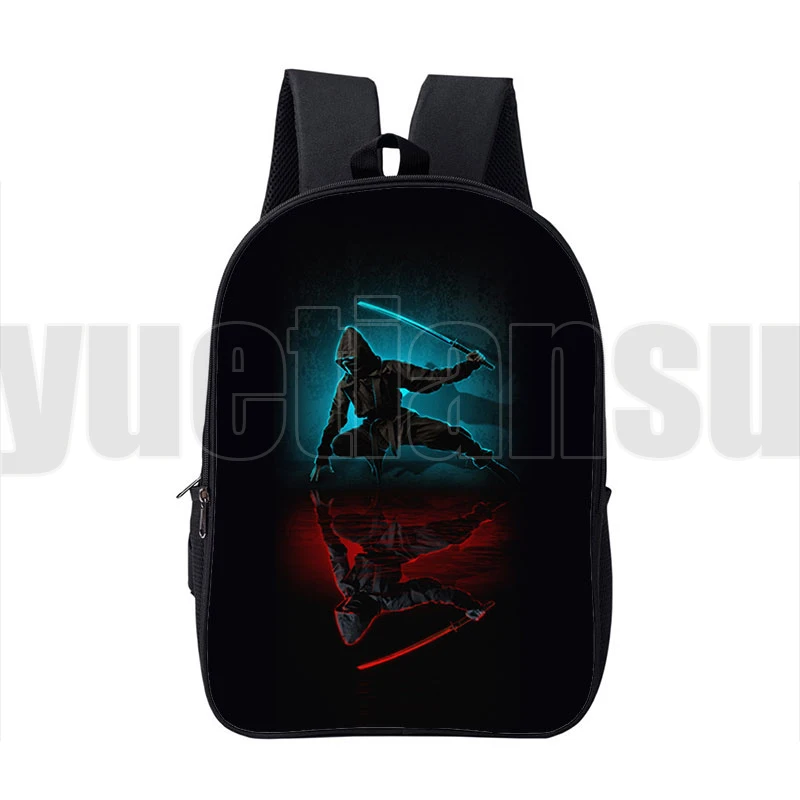 16 Inch Cartoon Bushido Samurai Backpacks Men Canvas Japan Samurai ...