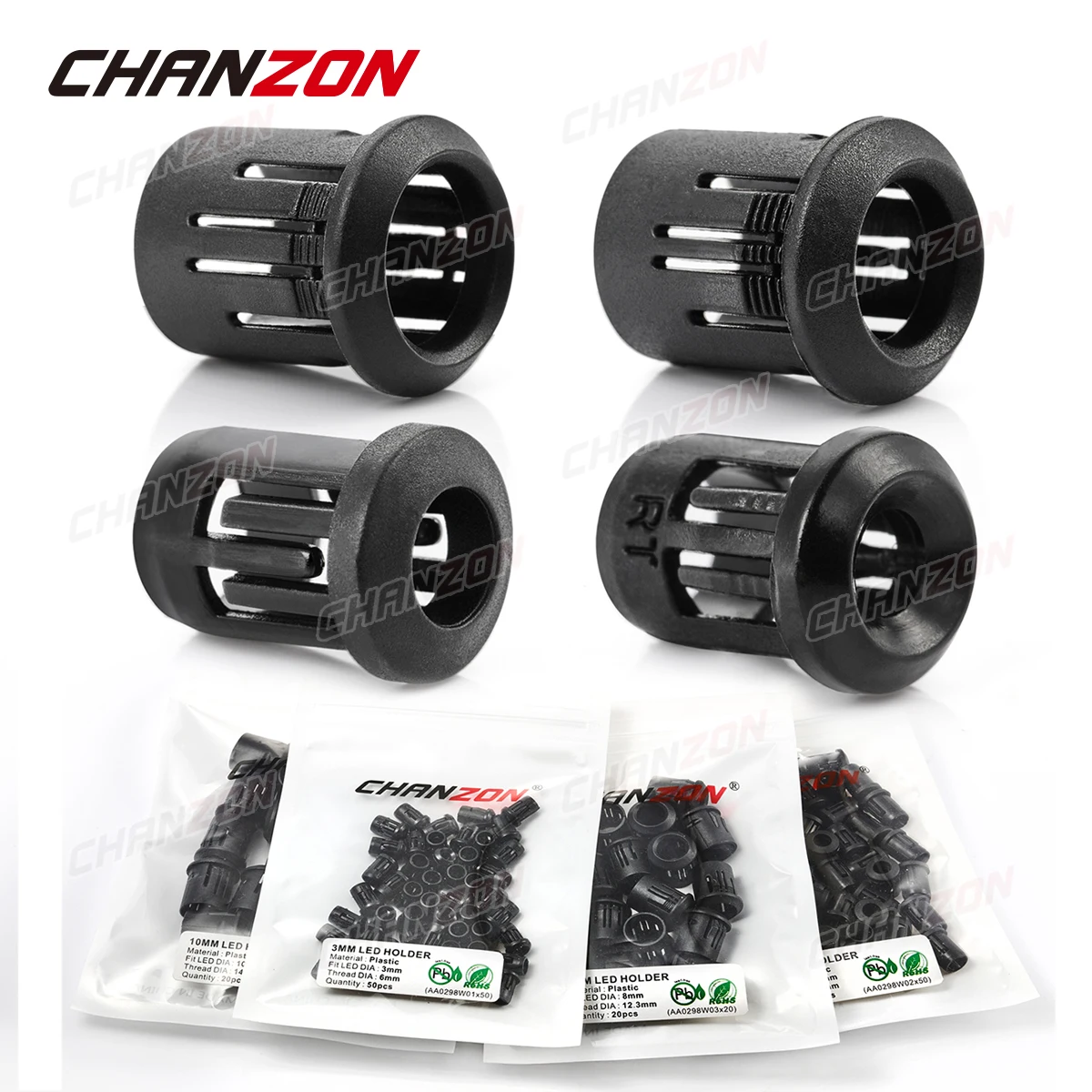 3mm 5mm 8mm 10mm Led Holder Socket Clip Bezel Light Emitting Diode Lamp ...