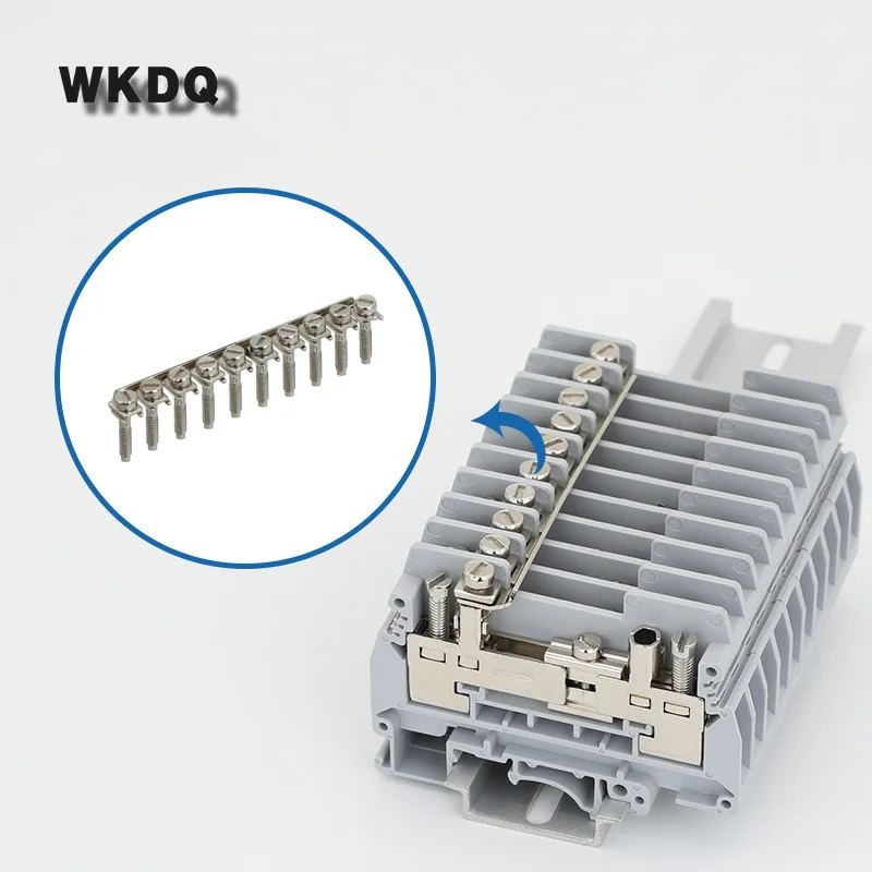 Ertk s urtk s 와이어 커넥터용 1 개/초 배선 점퍼 FBI 10 RTK/S DIN 레일 영국 터미널 블록 액세서리 ...