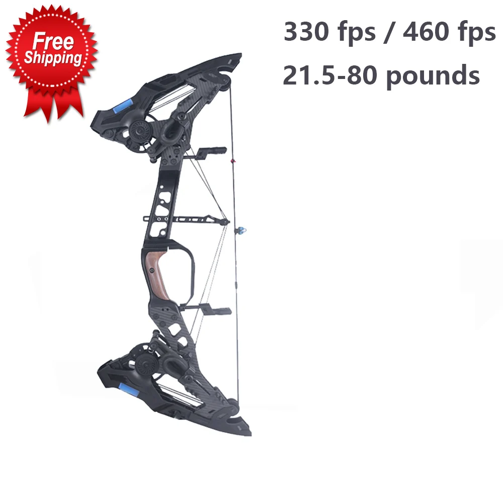 21-5-80-Lbs-Compound-Bow-Draw-Weight-26-30-Inches-Draw-Length-330-460 ...