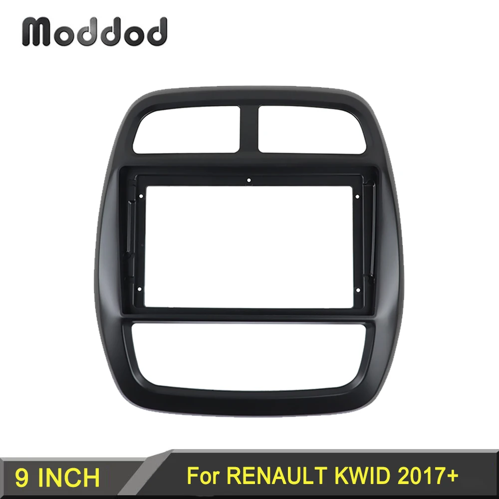 Radio Frame For Renault Kwid 2017+ 9 Inch Dash Mount Kit Installation ...