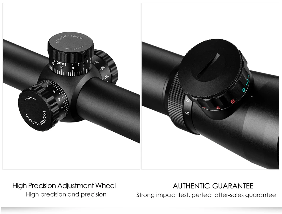 6-24x50 riflescope Tactical Optical Rifle Scope Sniper Hunting Rifle ...