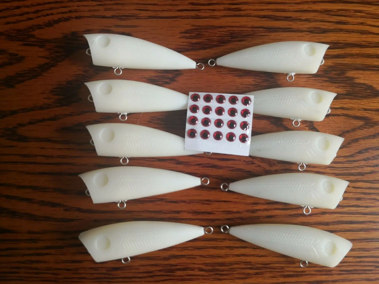 10pcs Unpainted Popper Bait Fishing Lure Body 60 Mm 5 G Blank Lures ...