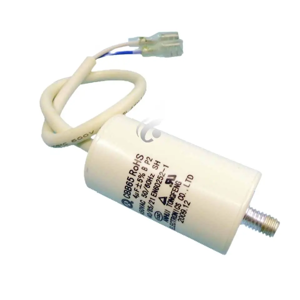 new for Refrigerator Compressor Capacitor 4UF CBB65 refrigerator ...