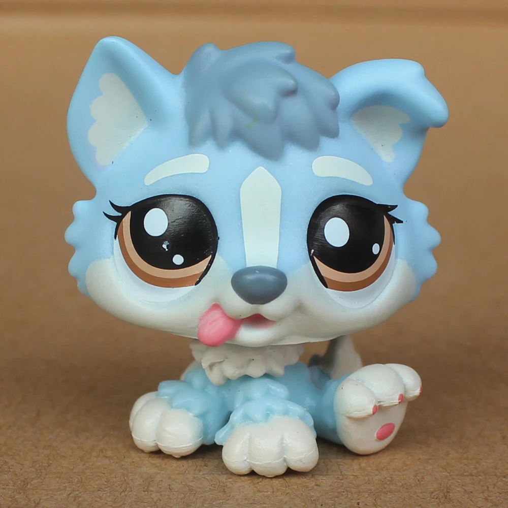 LPS-CAT-Old-Littlest-pet-shop-Puppy-Cute-Bobble-head-Toys-Mini-Husky ...