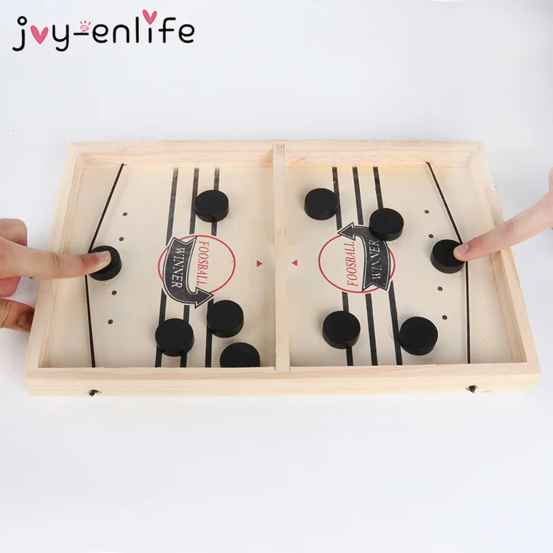 Table Fast Hockey Sling Puck Game Paced Sling Puck Winner Fun Toys ...
