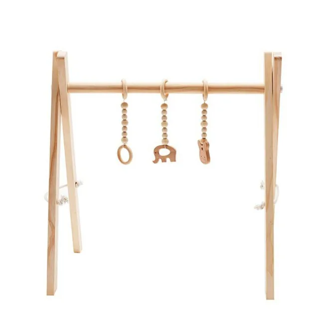 Nordic Baby Play Gym Wood Activity Sensory Develop Wooden Play Game ...