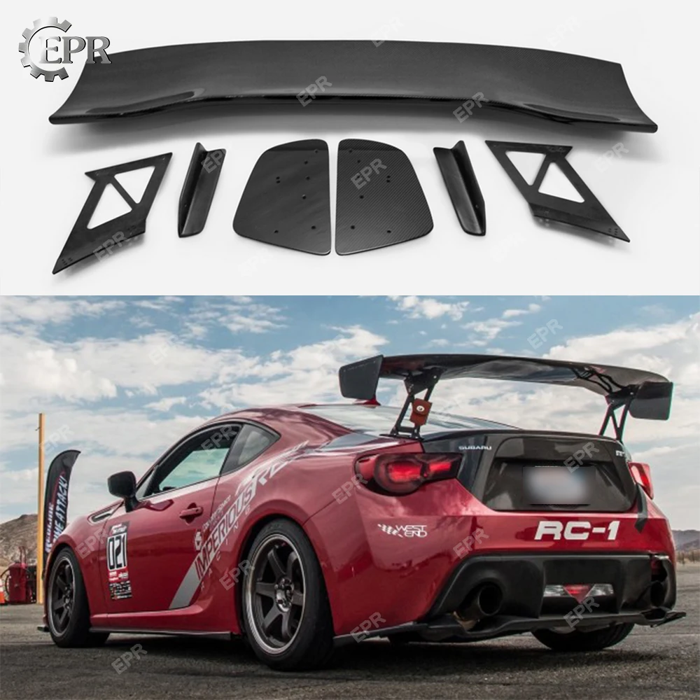 คาร์บอนไฟเบอร์ด้านหลังสปอยเลอร์สำหรับ GT86 BRZ Voltex ประเภท 2V สไตล์ ...