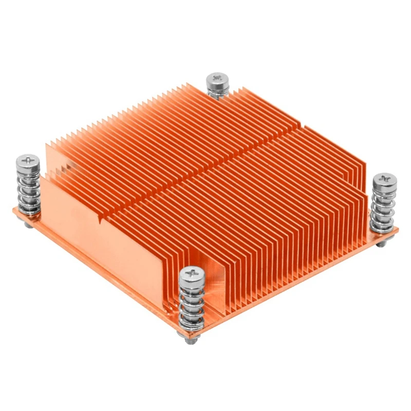 Server Radiator Square Hole Pitch Passive Radiator 2011 1U All Copper ...