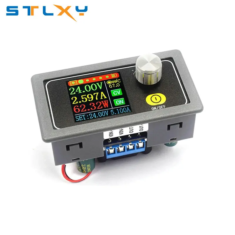 DC DC 벅 부스트 컨버터 CC CV 0.6 36V 5A 전원 모듈, 가변 조정 가능한 실험실 전원 공급 장치|전압 조정기 ...