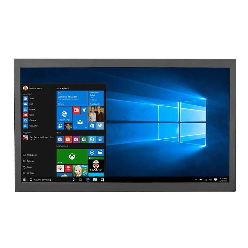 17 Inch 16:9 Wide Resistive Touch Screen Monitor With Av/bnc/vga/hdmi ...