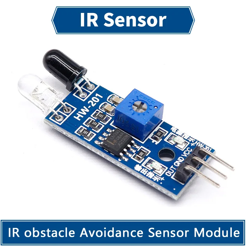 아두이노 스마트 카 로봇용 IR 적외선 장애물 회피 센서 모듈, 3 선 반사 광전, 신형 HW 201|센서들| - AliExpress