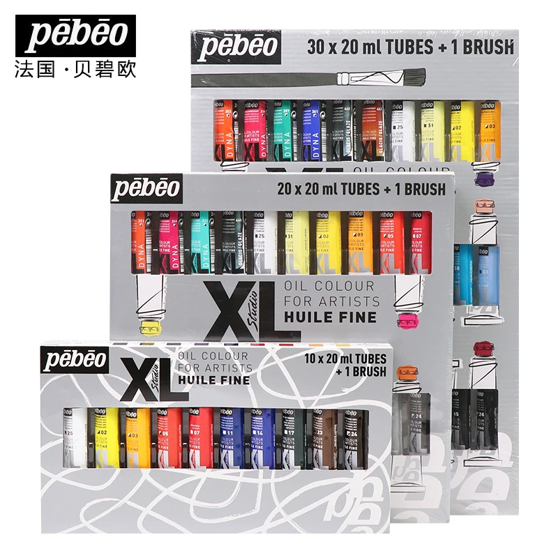 Pebeo XL Studio Oil Colour for Artist HUILE FINE 20ml France Oil Paints ...