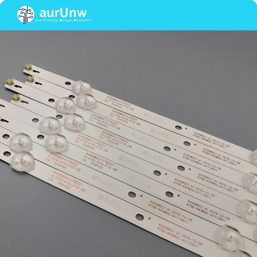 LED 백라이트 스트립 3 램프 4708 K430WDC A3113N11 A1113N11 K430WDC1 L43E6800 ...