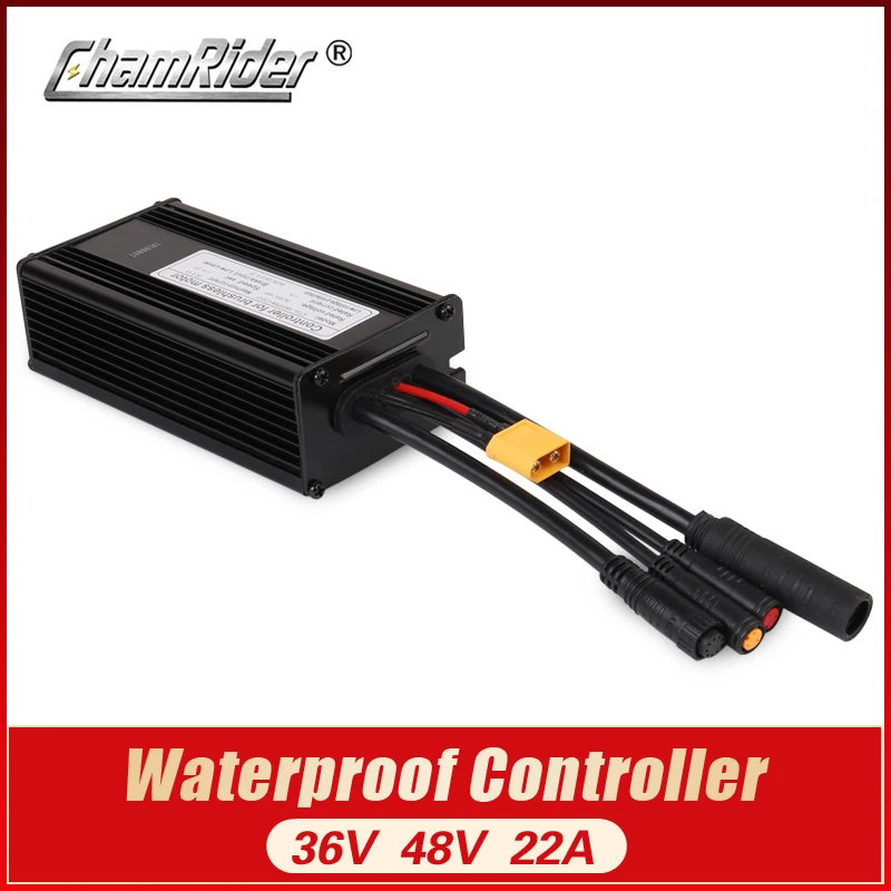 Waterproof Controller 36v 48v 500w 22a 9 Mosfet Electric Bicycle Dual ...