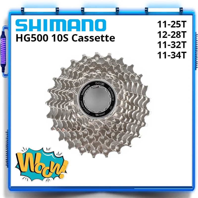 Shimano Tiagra 4600 4700 Cs-hg500 10 Speed Mountain Road Bike Cassette Flywheel 11-25 12-28 11 ...