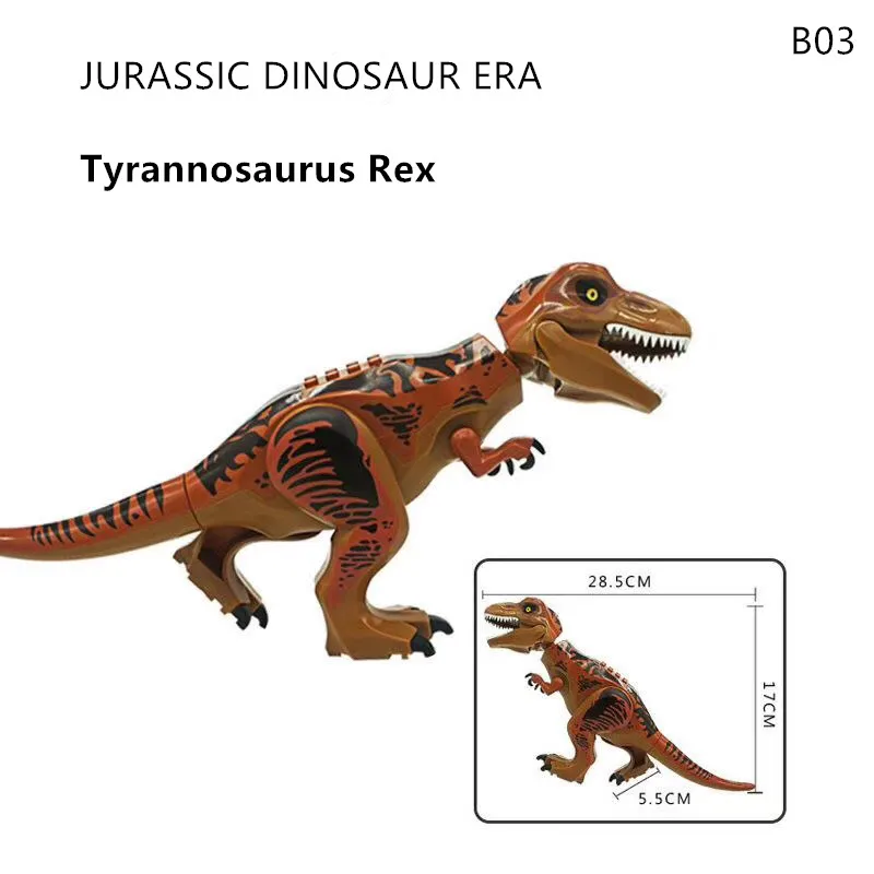 20 More Large Dinosaurs Building Blocks for MOC Jurassic Park World for ...