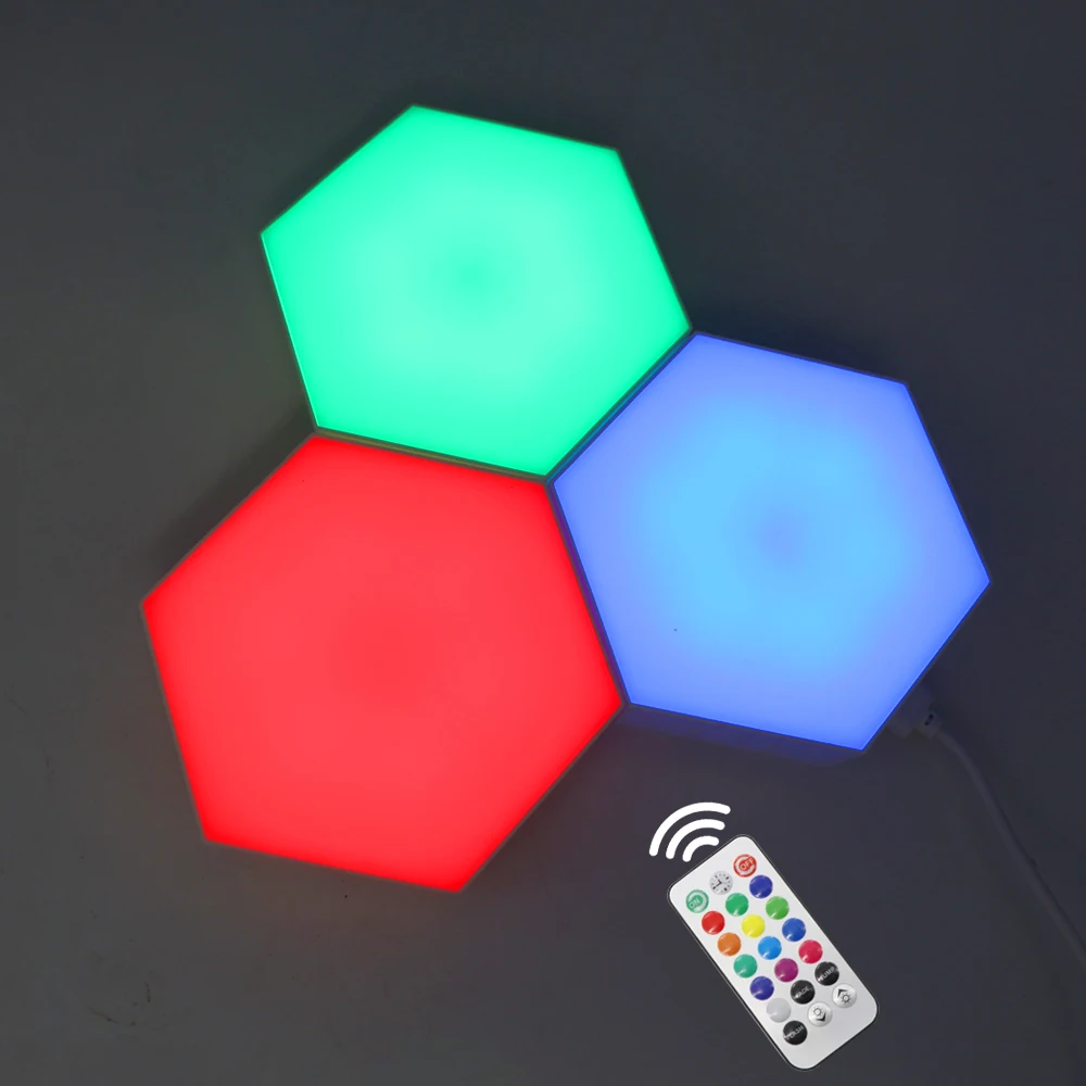 Modular Honeycomb DIY Wall Deco Lights - Lighting4Home