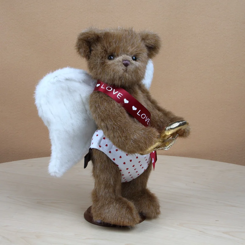 Cupid Plush Teddy Bear Toy Stuffed Teddy Bear With Joints Can Move ...