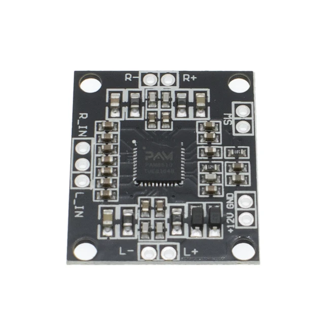 Hot Sale 12V Mini Hi-Fi PAM8610 Audio Stereo Amplifier Board 2X10W Dual ...