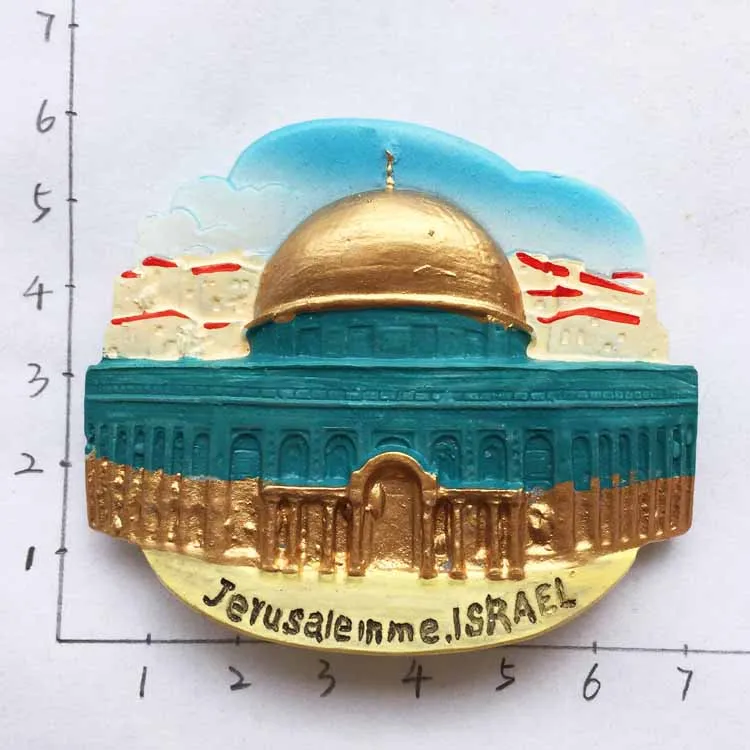 Kitchen Décor Old Town Jerusalem Fridge Magnet Holy Land Souvenir Holy ...
