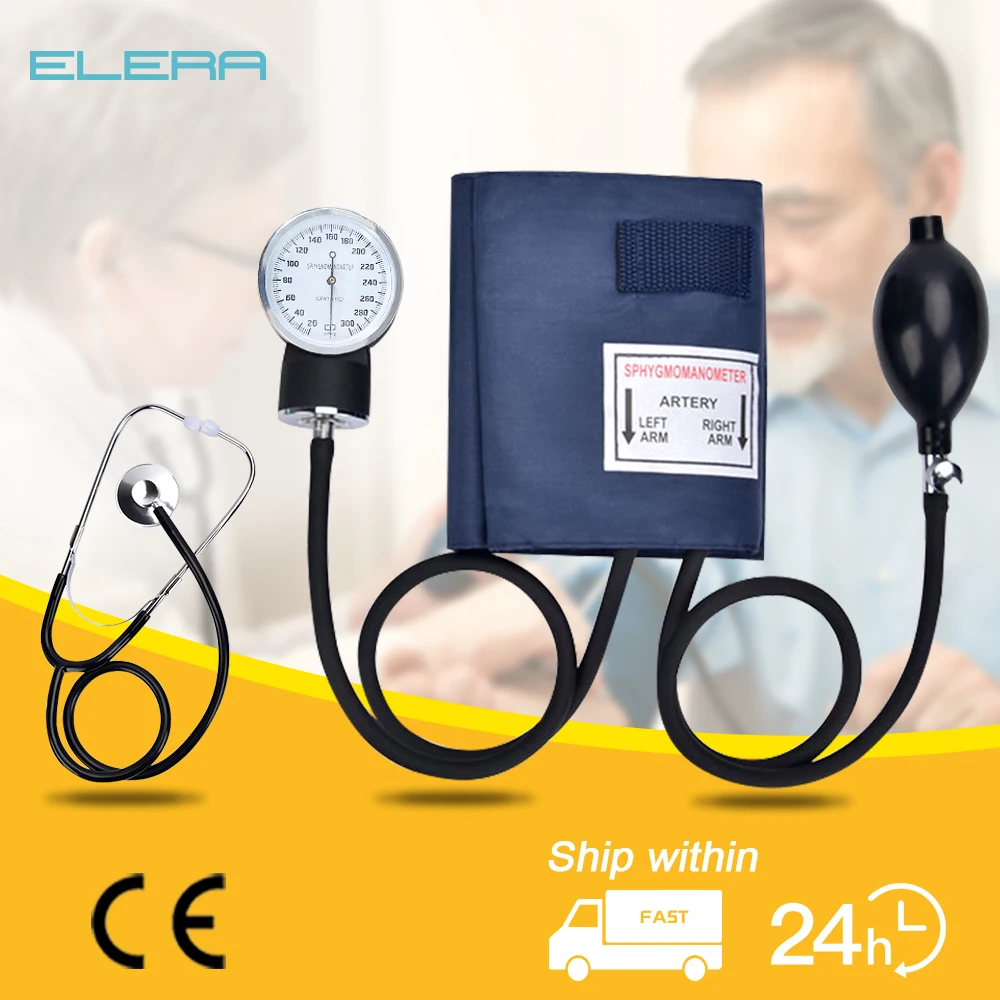 Manual Blood Pressure Monitor Measure Stethoscope Use Doctor Systolic ...