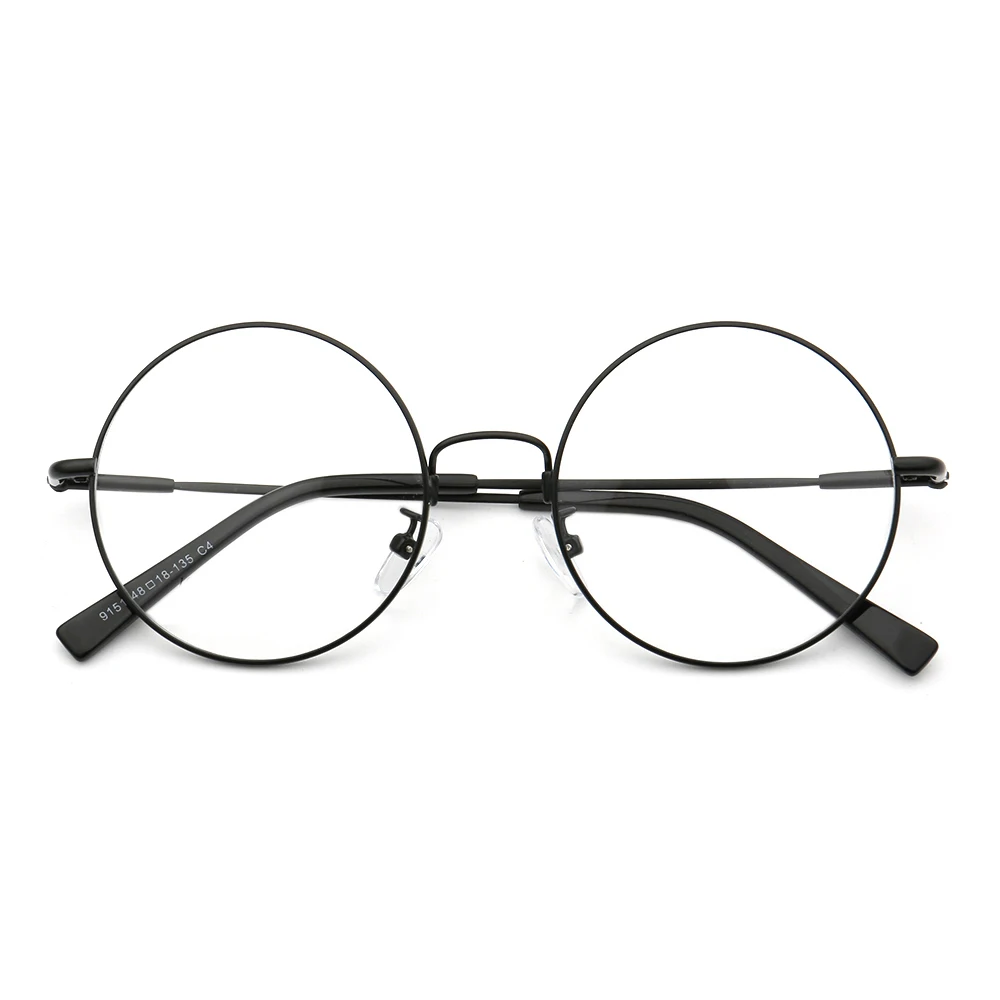 Men Round metal Eyeglass Frames for Women retro Flexible Memory Metal ...