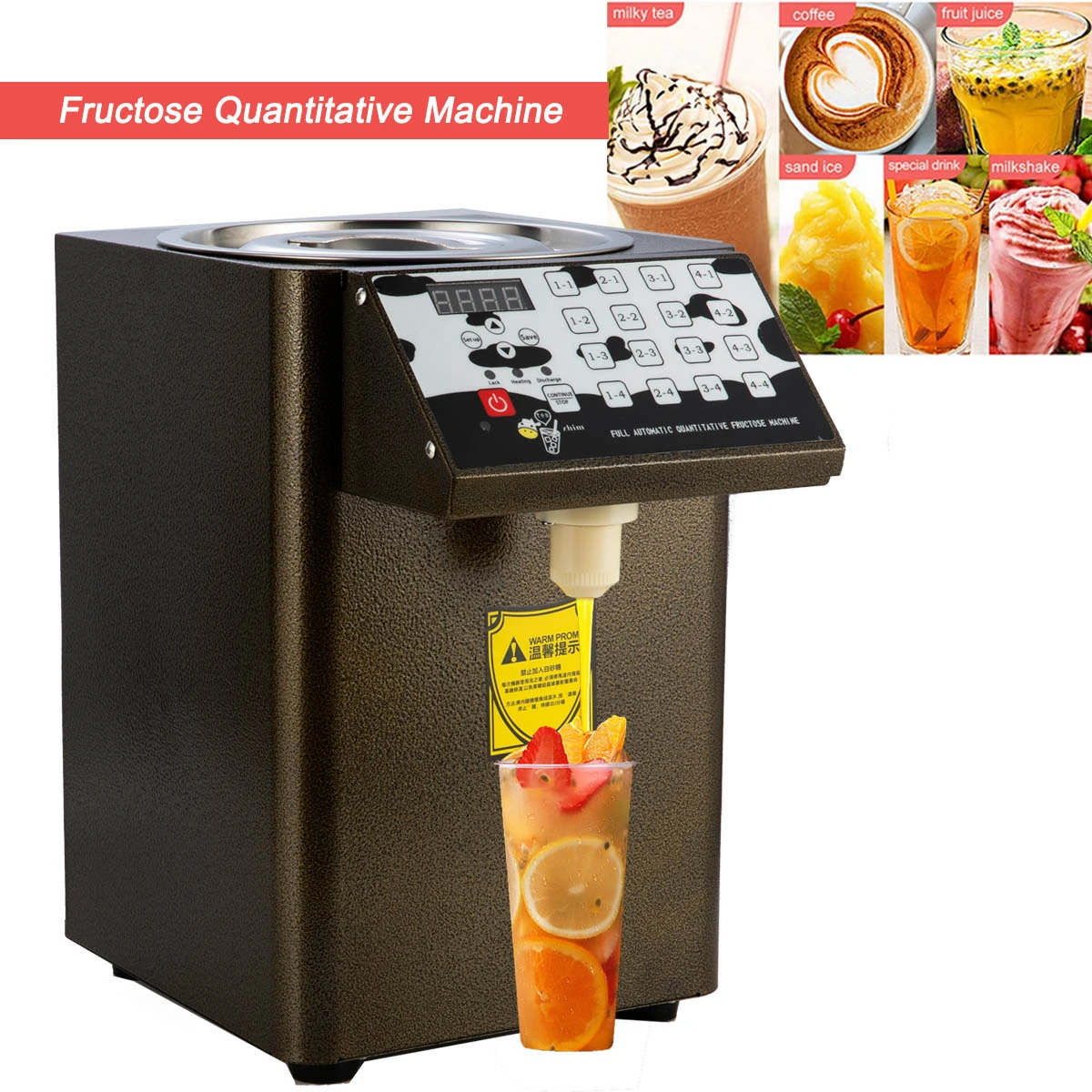 9/10 Quantitative Fructose machine Automatic Fructose Dispenser Syrup ...