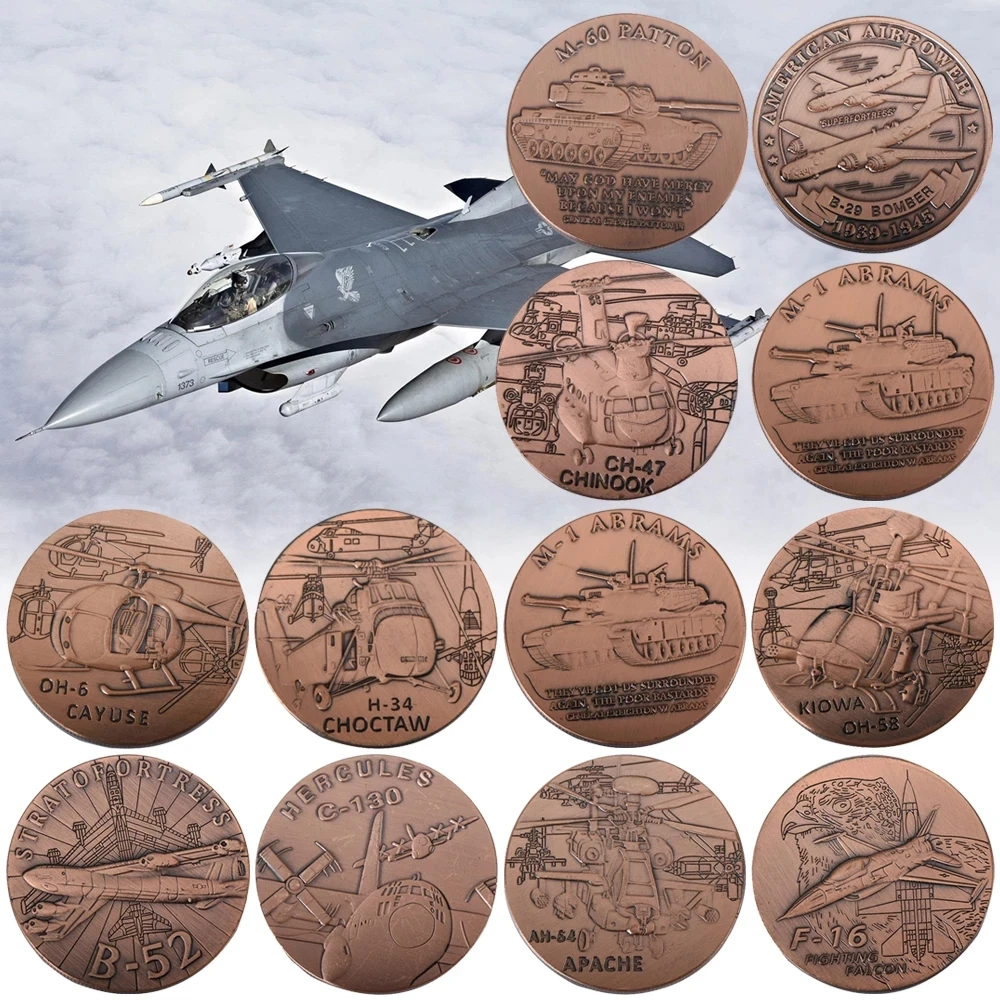 U-S-Army-Air-Force-M-60-Souvenir-Coin-American-Airpower-Souvenir-Coin ...