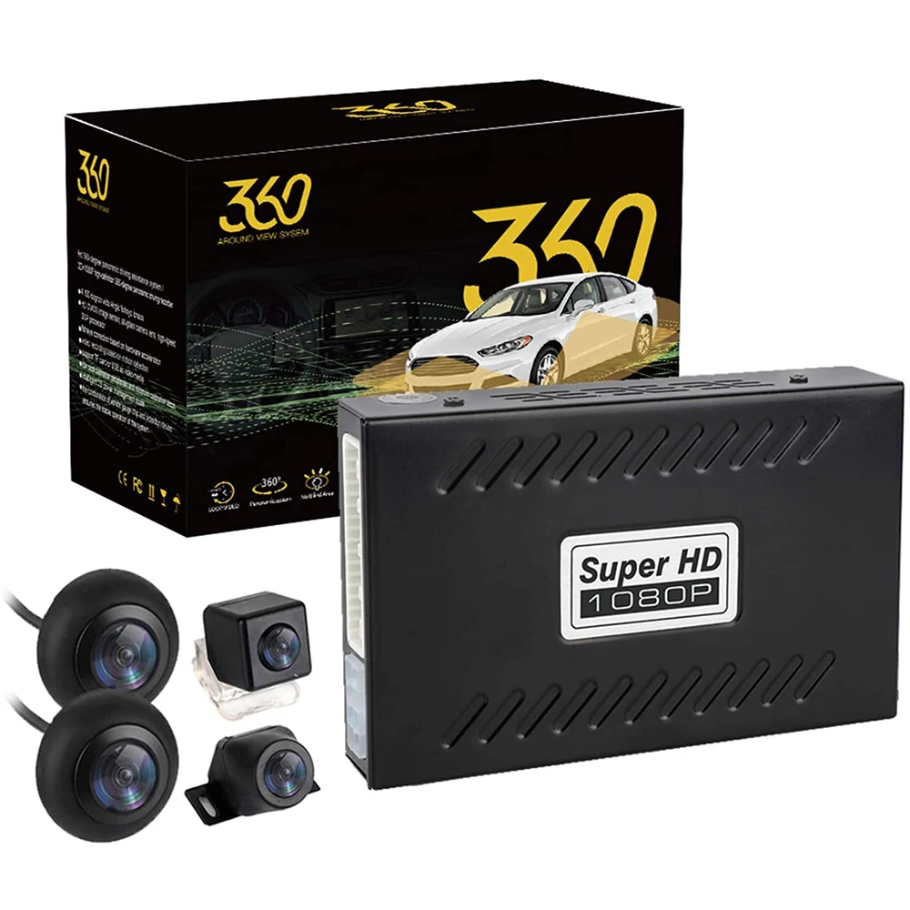 360-Surround-Bird-View-Panoramic-System-Waterproof-Seamless-4-Camera ...