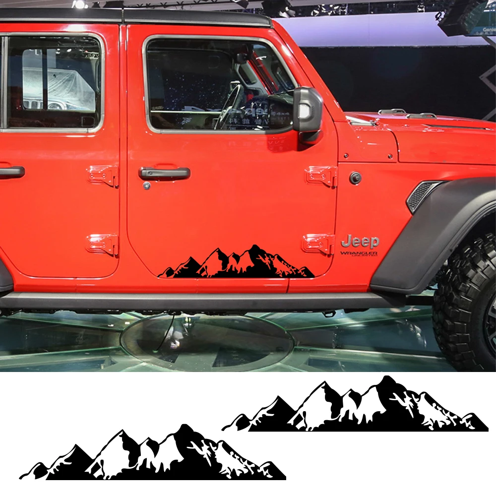 2PCS-Car-Stickers-For-Jeep-Renegade-Liberty-Patriot-Wrangler-JK-JL-TJ ...