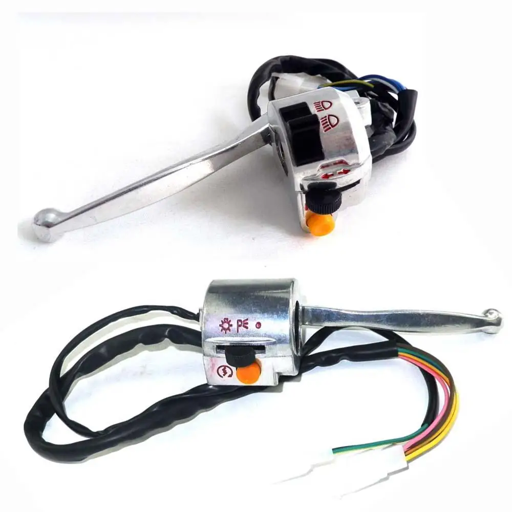 Motorcycle Right and Left Handlebar Switch 22mm for 50cc Retro Chinese ...