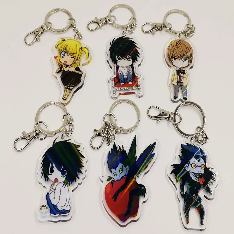 DEATH-Yagami-Light-Killer-Ryuk-Key-Chains-Two-sided-Keychain-Cosplay ...