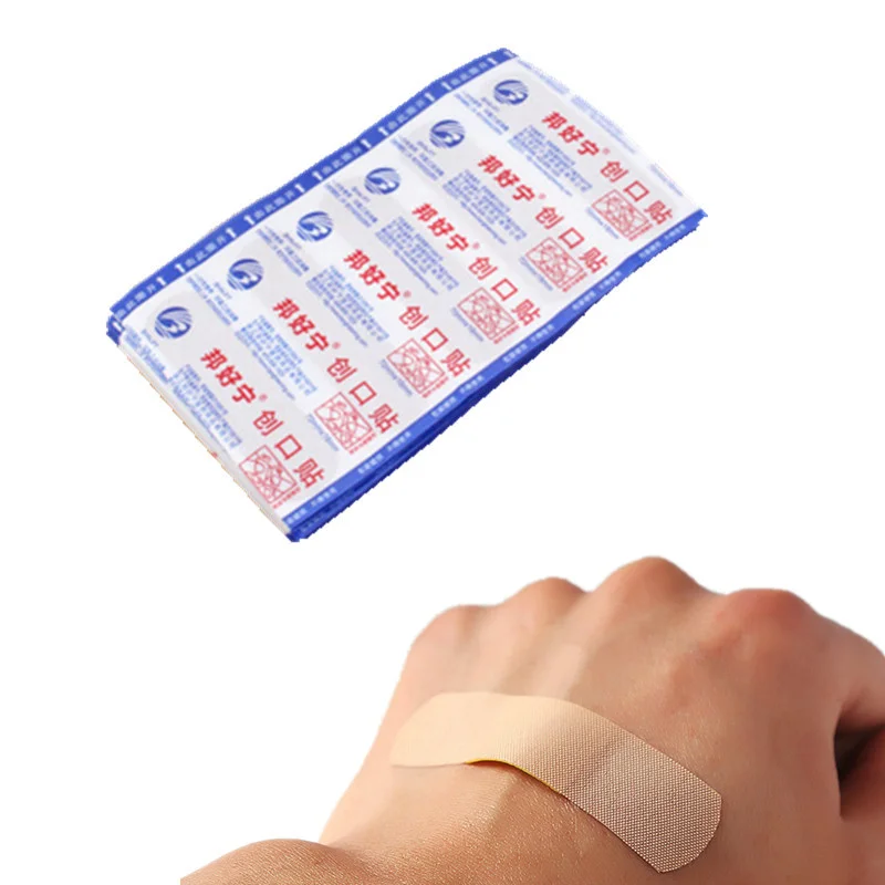 100pcs-lot-Wound-Dressing-Patches-Emergency-Band-Aid-Skin-Patch-First ...