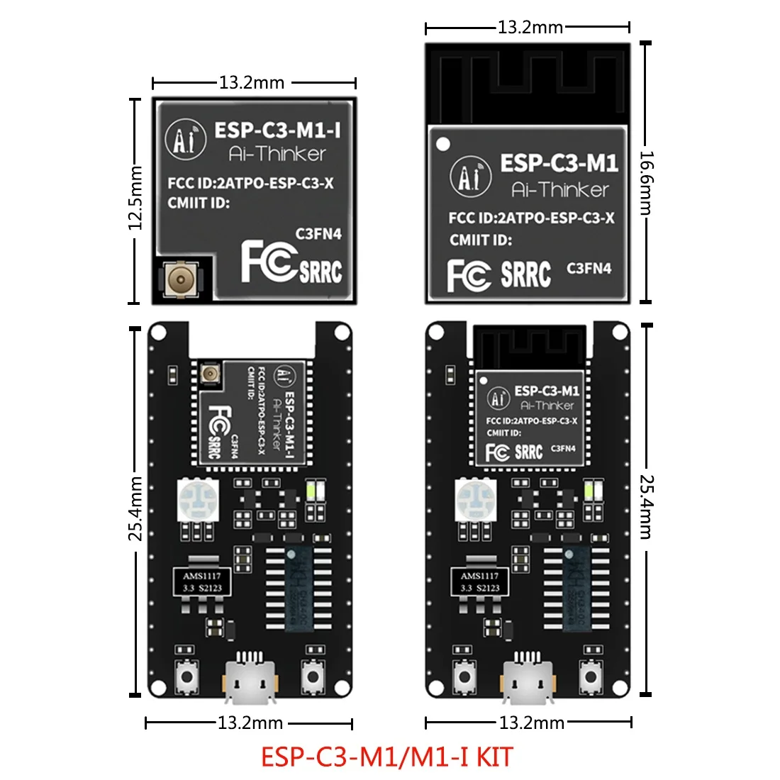 ESP32 C3 ESP C3 M1 ESP C3 M1 I esp32 módulo 2.4g wifi + compatível com bluetooth ble 5.0 esp c3 ...