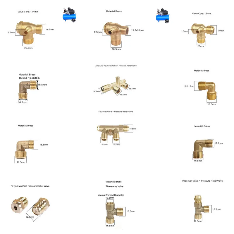 Small Air Compressor Straight On line Machine Oil Air Pump Accessories ...