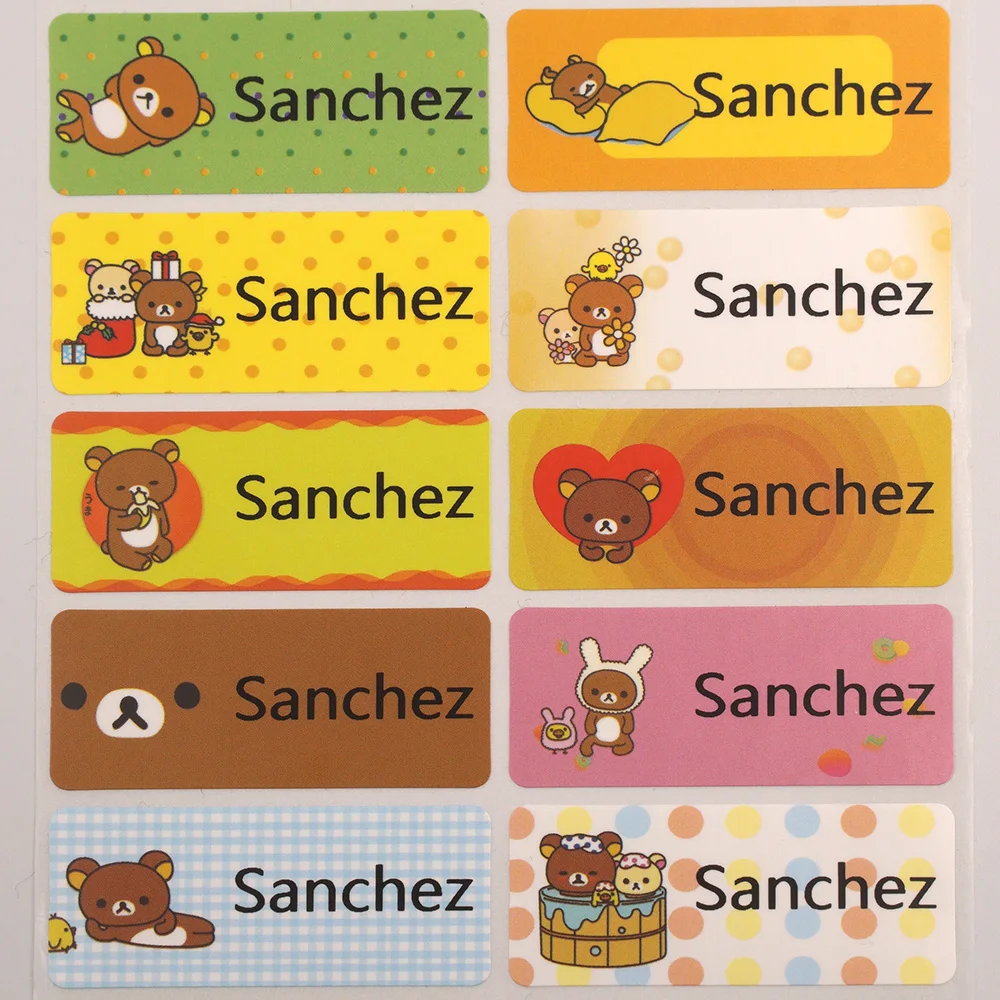 Line Sticker Bear Name