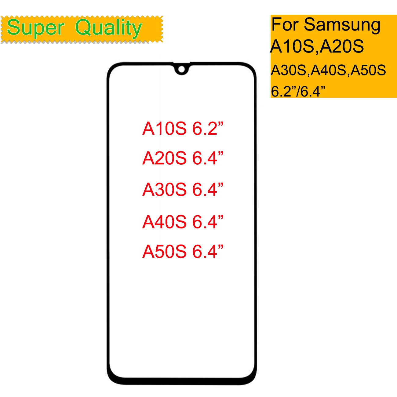 10pcs/lot For Samsung Galaxy A10s A20s A30s A40s A50s A70s Touch Screen ...