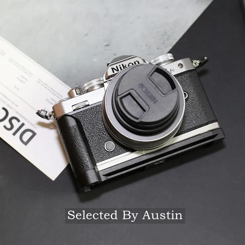 Zfc Leather Hand Grip Quick Release Bracket For Nikon Zfc Aluminum Arca ...