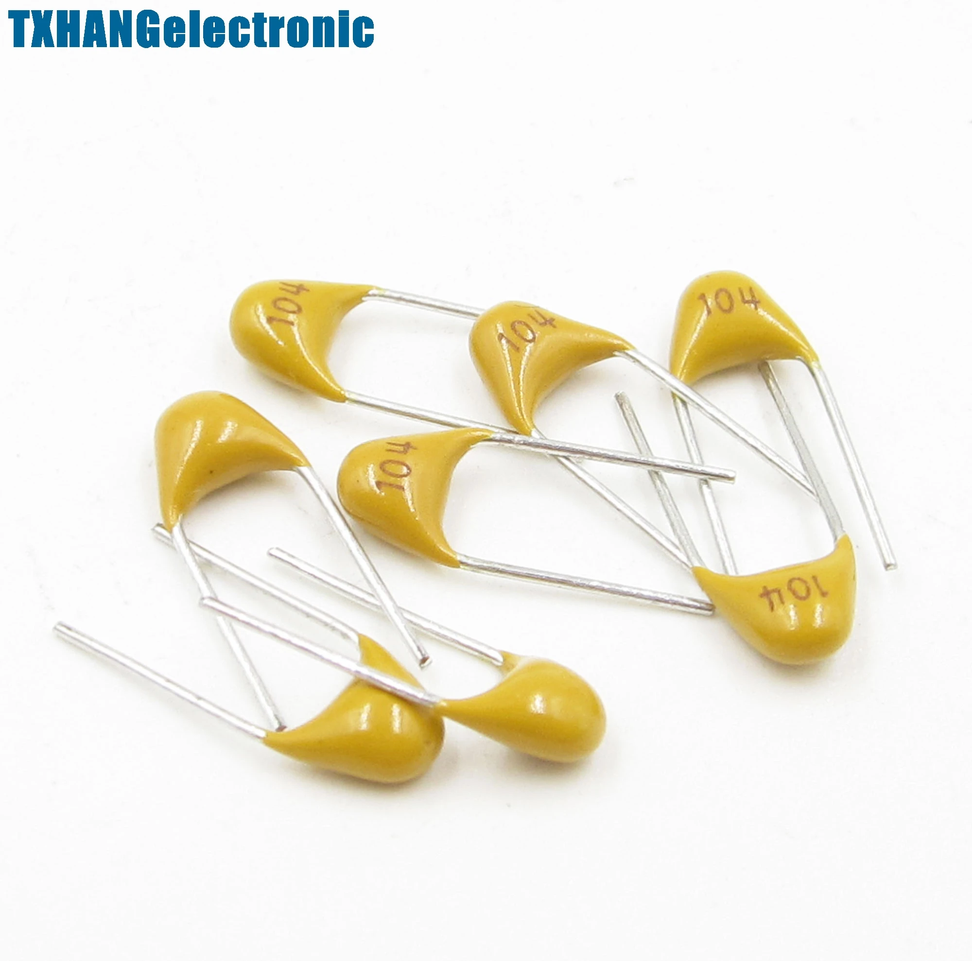 50pcs 0.1uF 104 50V Monolithic Ceramic Chip Capacitor TOP diy ...