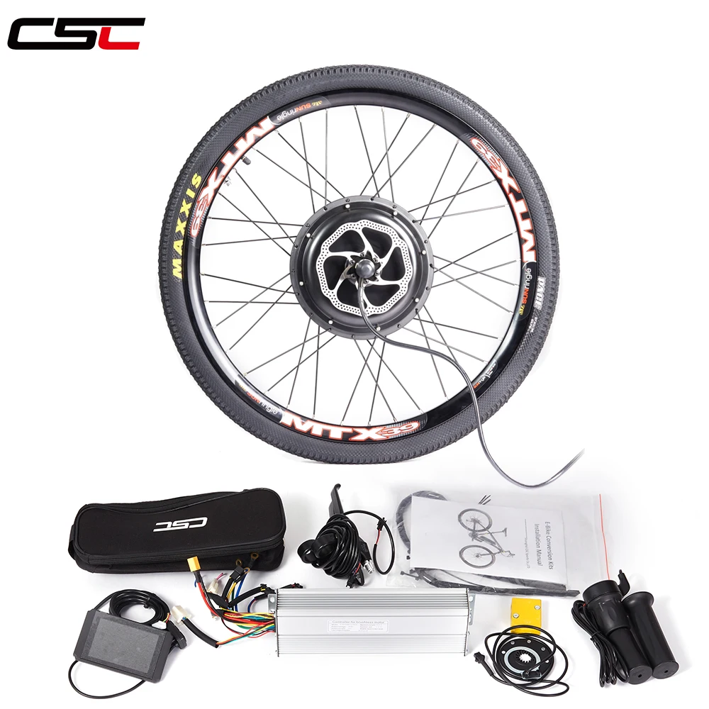 Bluetooth E bike Conversion Kit SUN RINGLE MTX rim 48V 1500W Motor ...