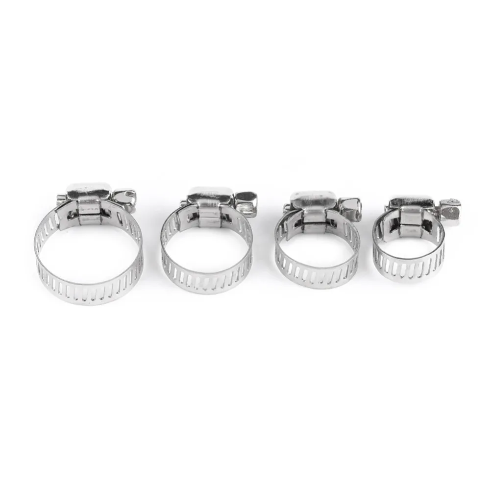 10pcs-set-Adjustable-Screw-Band-Hose-Clamps-Fuel-Pipe-Worm-Gear-Clip ...